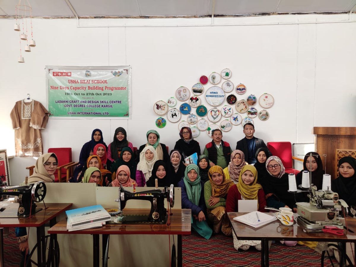 Usha Silai School capacity building program concludes at GDC Kargil ...