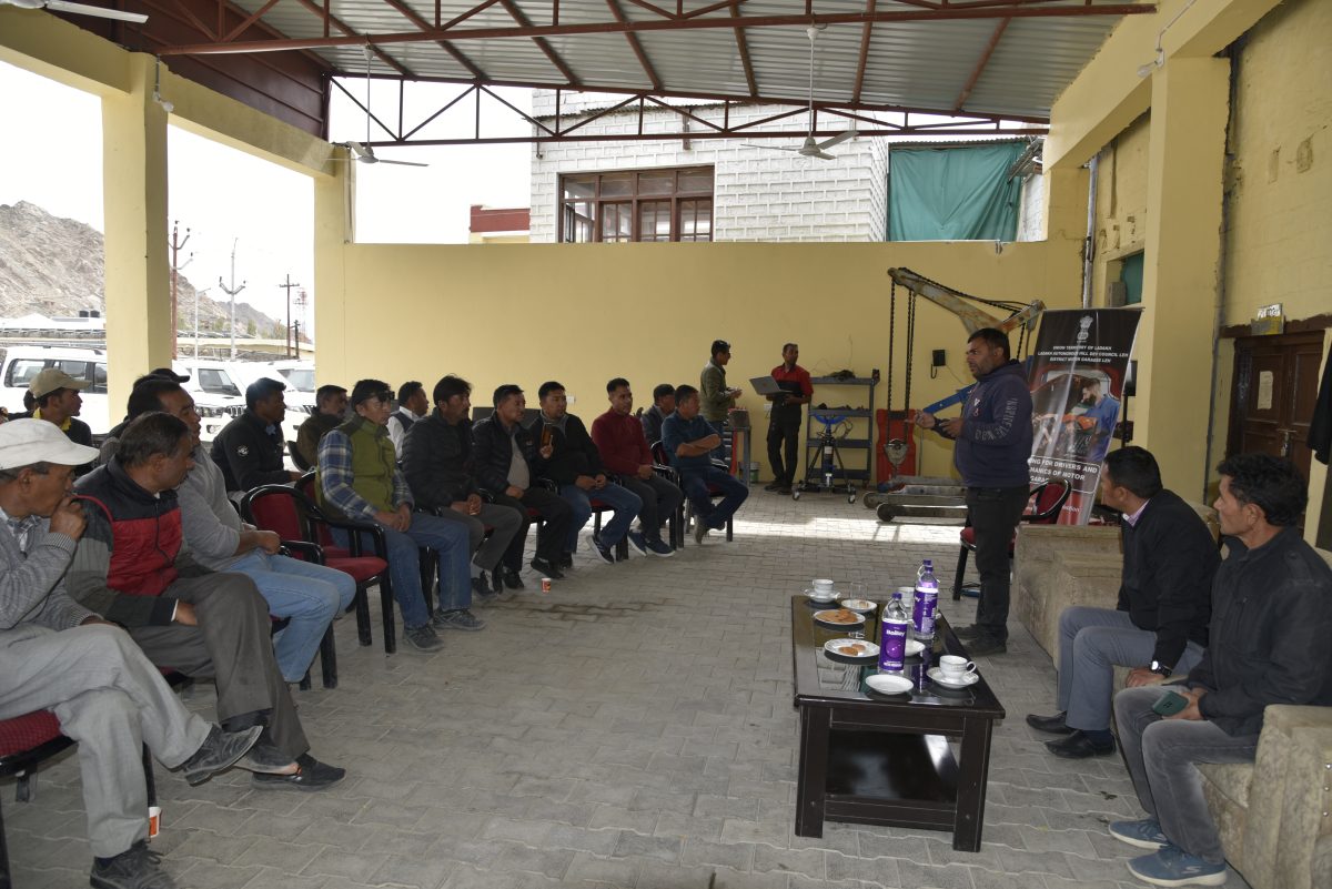 District Motor Garages Leh organises one day training for drivers ...