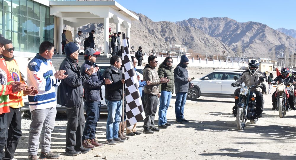 ADC flags off road show from NDS Sports complex to main market Leh ...