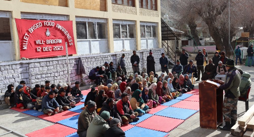 Fire & Fury Corps holds Millet food awareness program in Leh - Indus ...