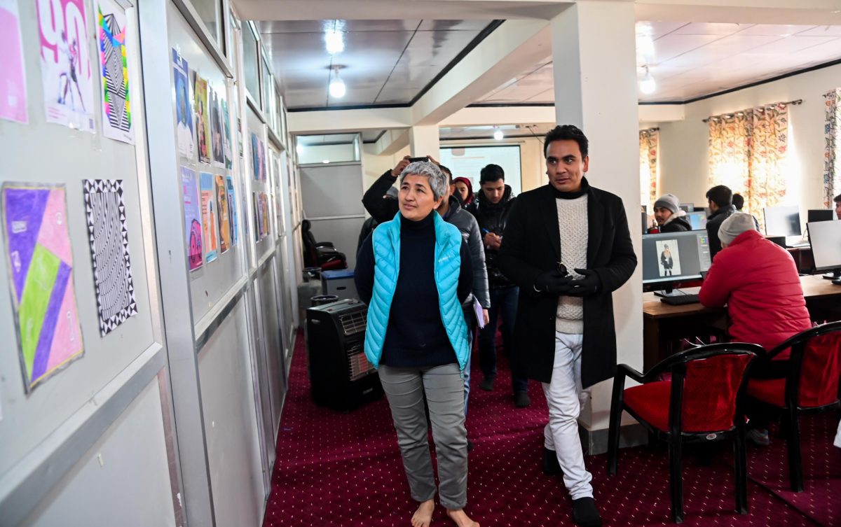 Padma Angmo visits ITI, GDC Kargil, reviews skill development courses ...