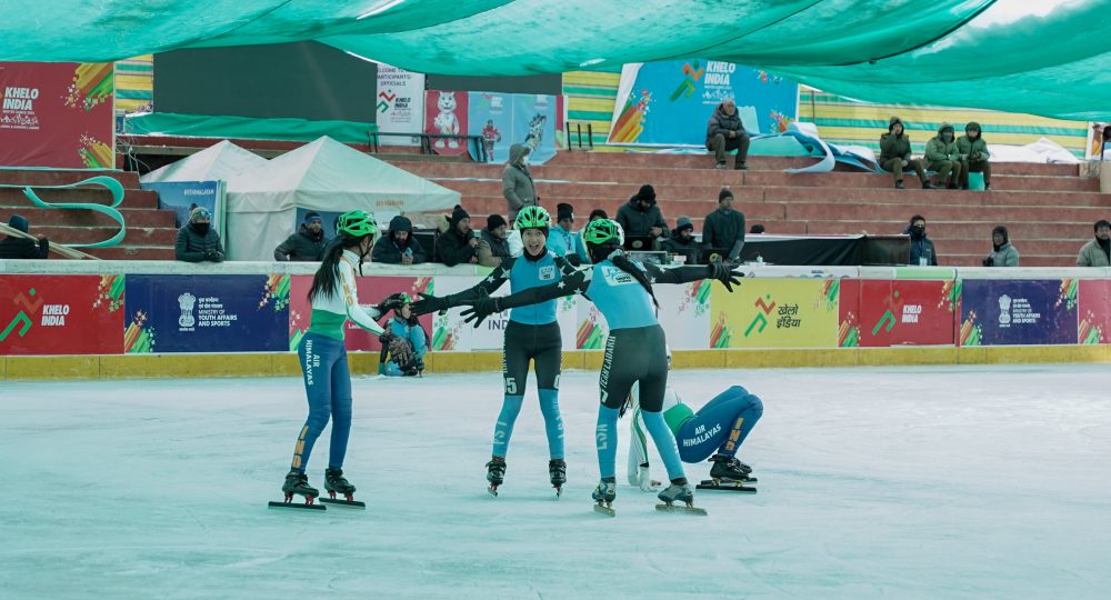 KIWG: Ladakh women skate to historic gold; Army set up ice-hockey final ...