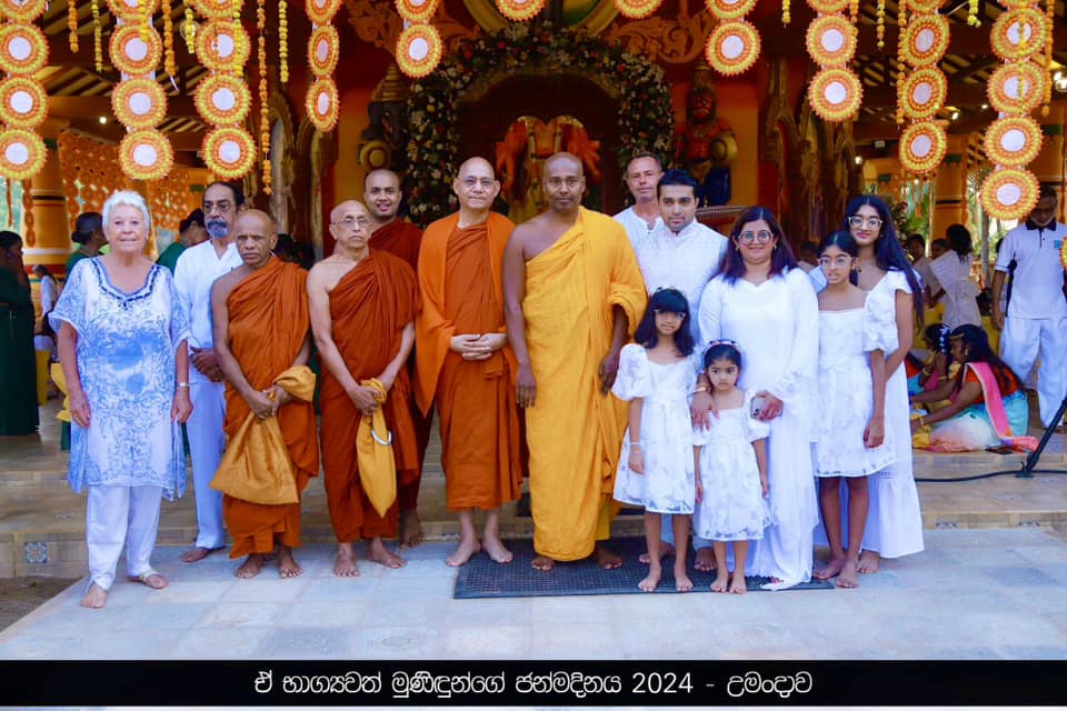 Sanghasena, MIMC members attend inauguration of Buddhist grand Temple ...