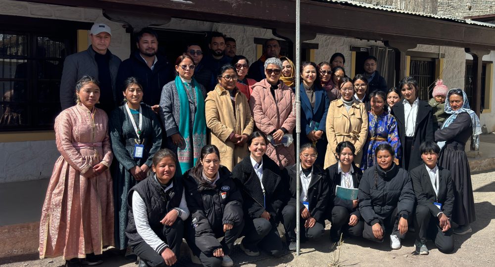 Padma Angmo visits Government Degree College Khaltsi - Indus Dispatch