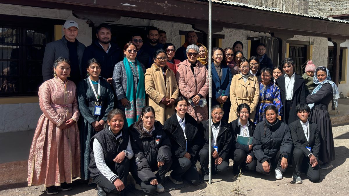 Padma Angmo visits Government Degree College Khaltsi - Indus Dispatch