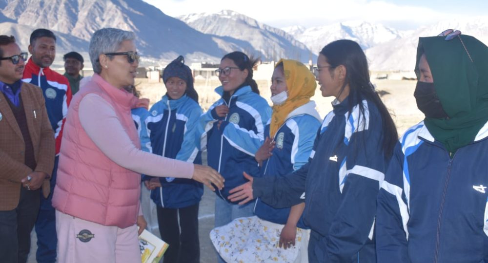 Commissioner Secretary Padma Angmo visits GDC Zanskar - Indus Dispatch