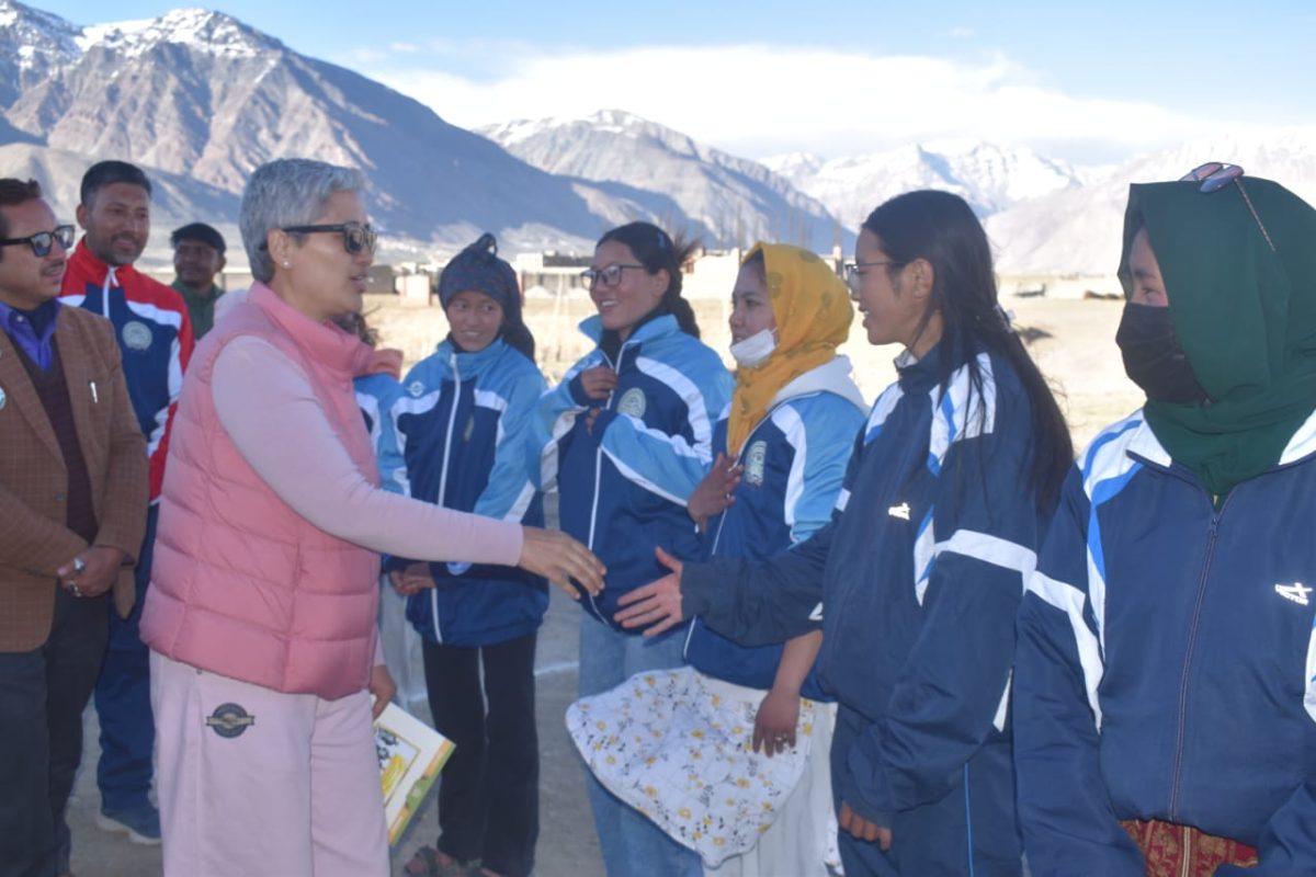 Commissioner Secretary Padma Angmo visits GDC Zanskar - Indus Dispatch