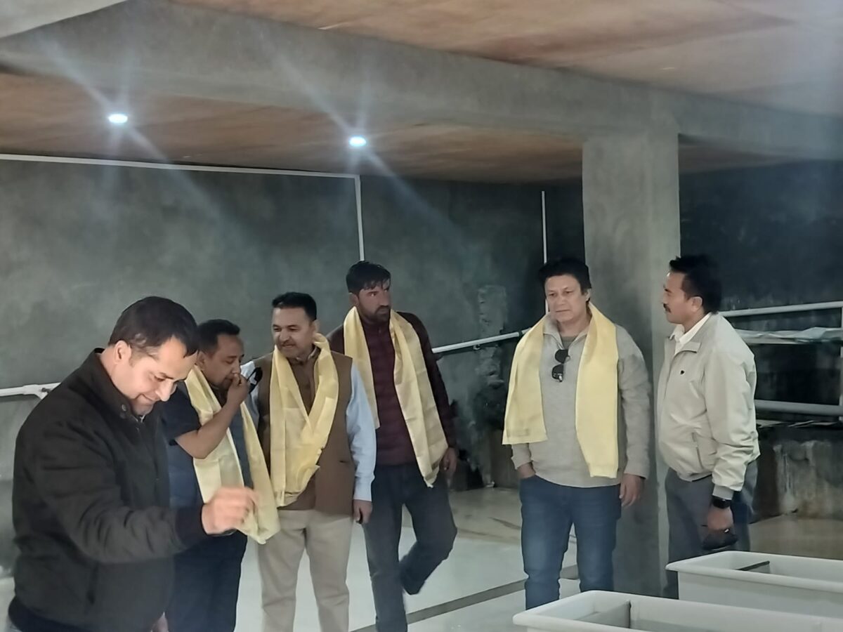 Director visits Drass to inspect Trout rearing units - Indus Dispatch